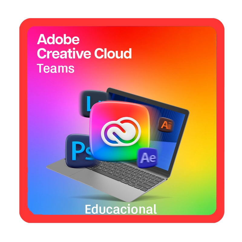 Adobe Creative Cloud Teams Educacional Suscripción anual 1 Usuario ...