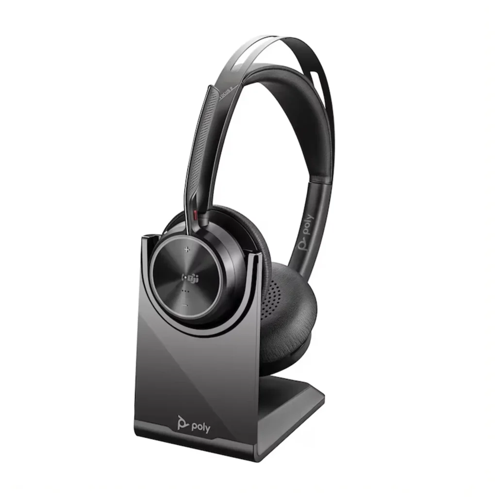 Poly Voyager Focus 2 Microsoft Teams Certified USB-C Headset +USB-C/A ...